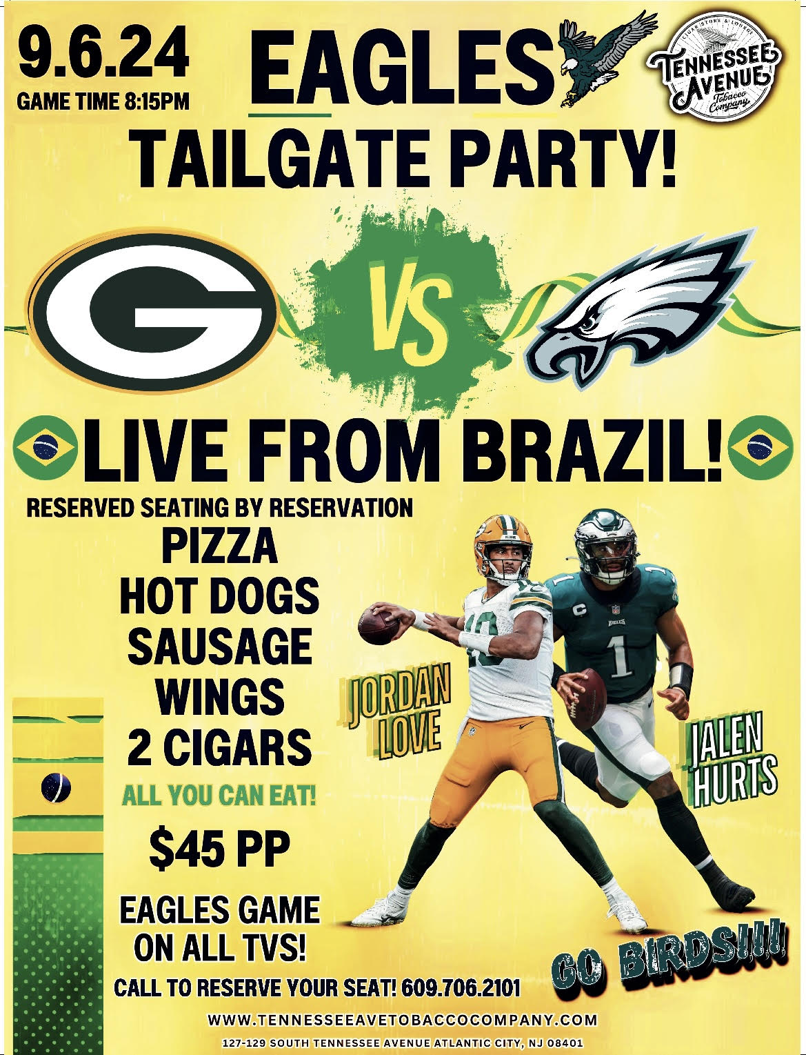 Eagles Tailgate Party - Cigar Rights